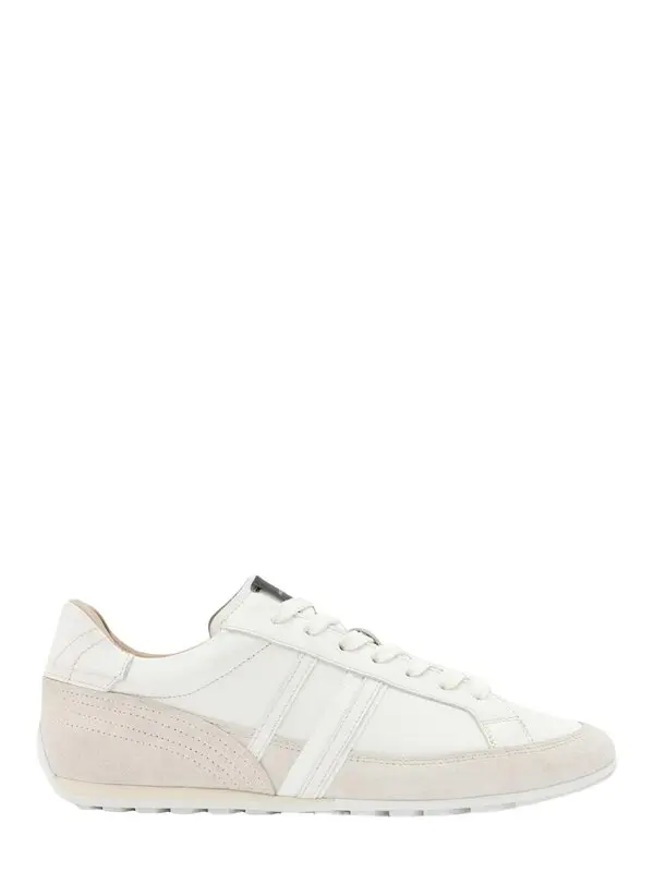 ALLSAINTS Leather-cotton Liam Sneakers - White