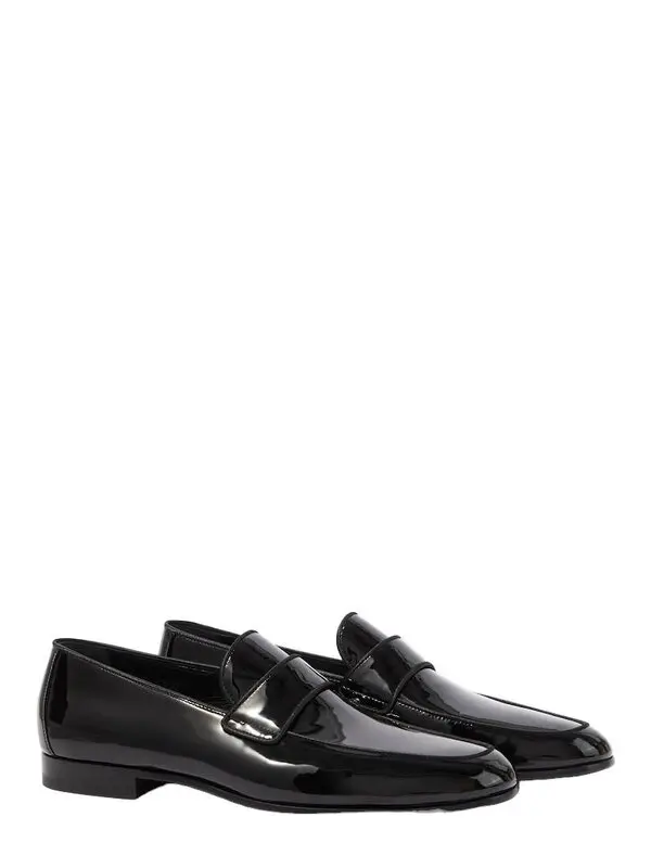 Magnanni Jasper Ii Patent Leather Loafers - Black