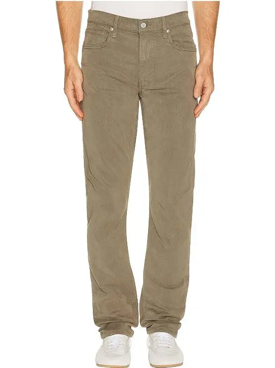 FRAME Modern Straight Jean In Olive - Soft Olive