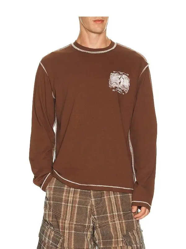 PALMES Mermaid Long-sleeve - Brown