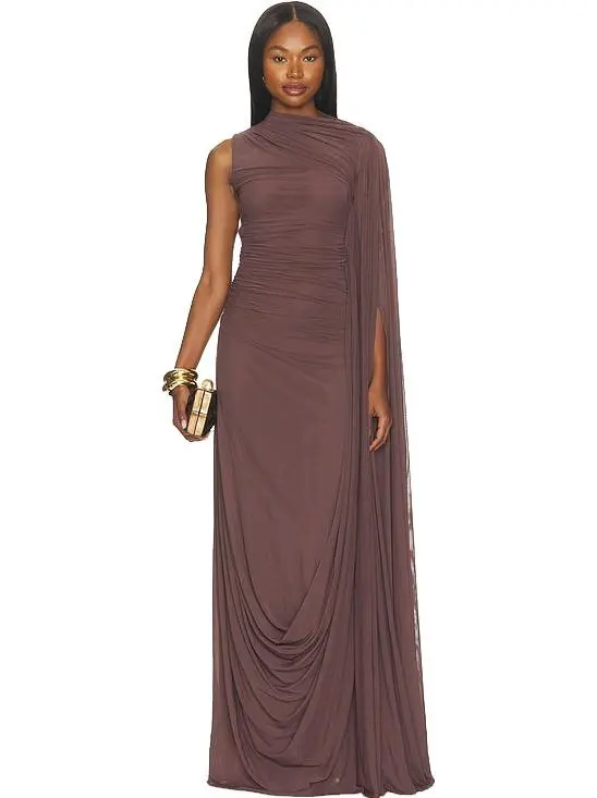 DEME BY GABRIELLA Maple Dress In Brown - Coco