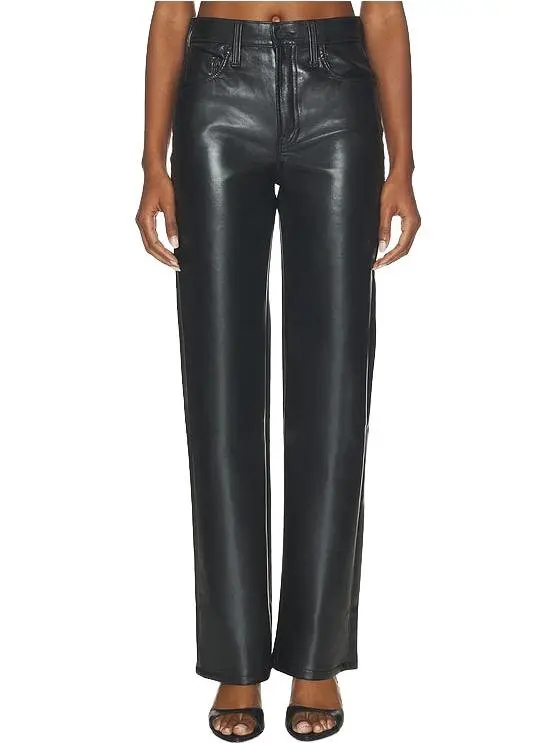 MOTHER The Rambler Sneak Pant - Black