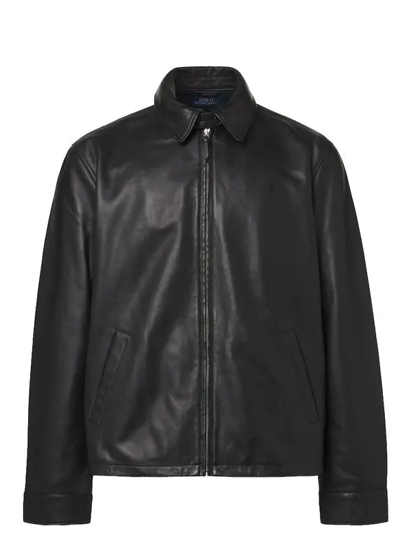 Polo Ralph Lauren Bayville Leather Jacket - Black