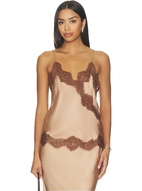 HERSKIND Little Top In Metallic - Copper
