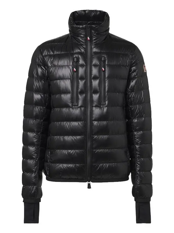 Moncler Hers Down-paneled Ski Jacket - Black
