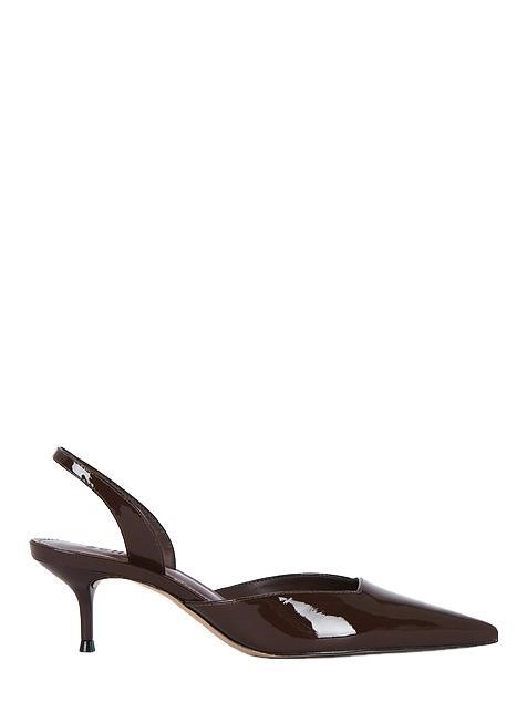 Schutz Paola Mid Slingback Pump In Brown - Root Brown