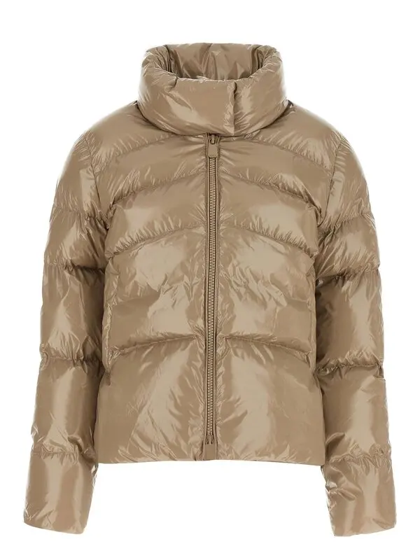 Pinko Nylon Padded Down Jacket - Beige