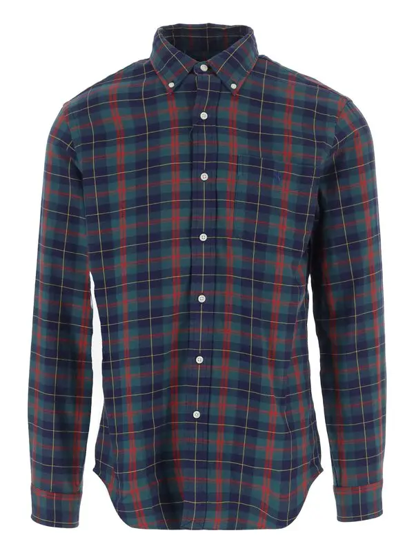 Polo Ralph Lauren Cotton Shirt With Check Pattern - Multi
