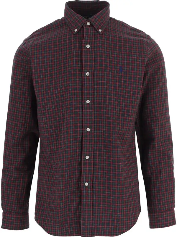 Polo Ralph Lauren Cotton Shirt With Check Pattern - Multi