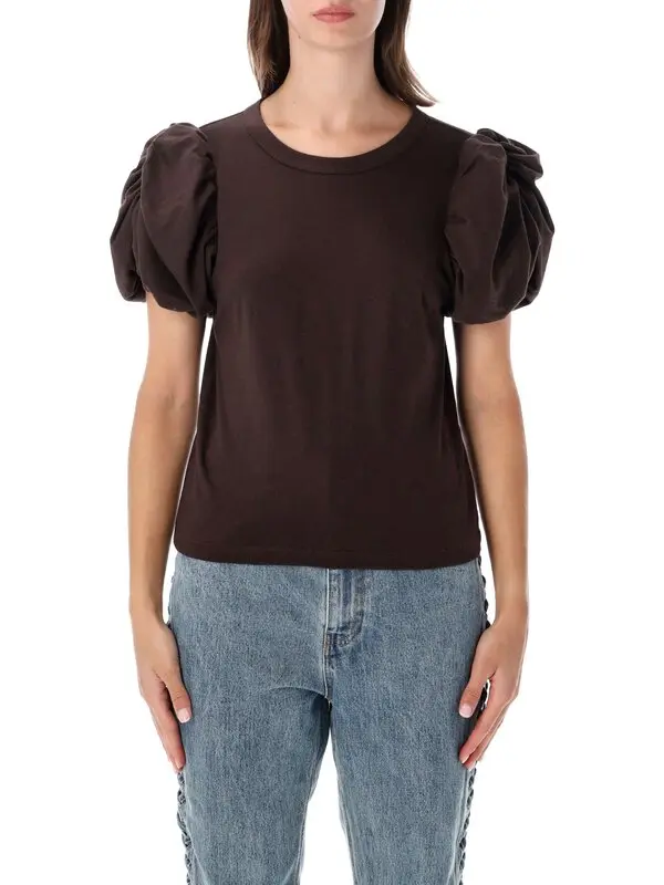 ROTATE BY BIRGER CHRISTENSEN T Shirts And Polos - Mole Brown