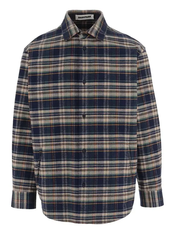 DARKPARK Cotton Shirt With Check Pattern - Multi