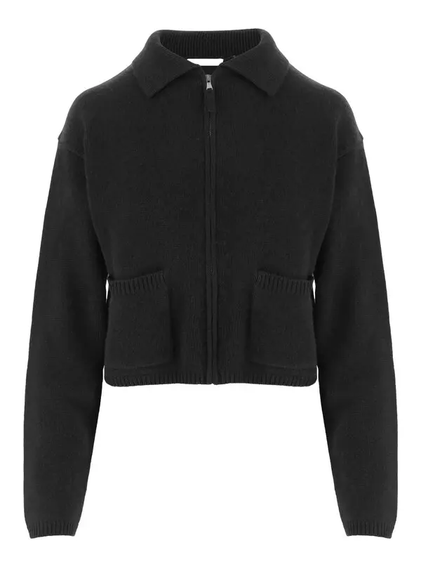 ALLUDE Cashmere Sweater - Black