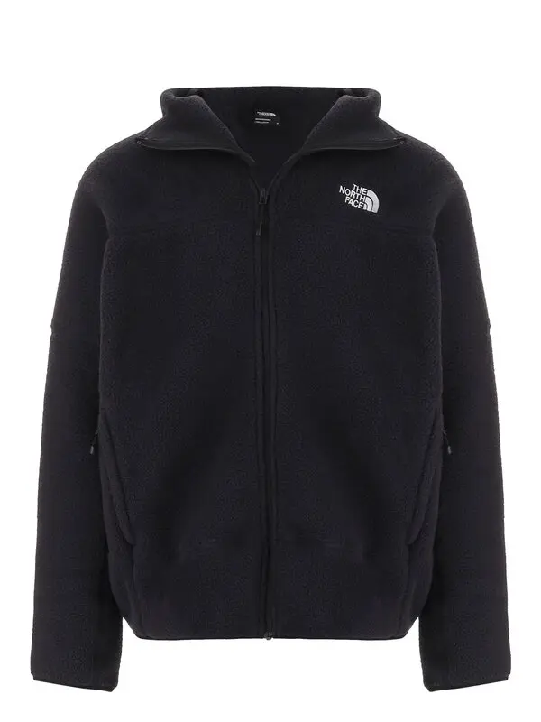The North Face Fleece Jacket With Logo - Black