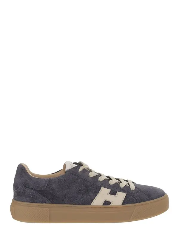 Hogan H705 Suede Sneakers - Navy