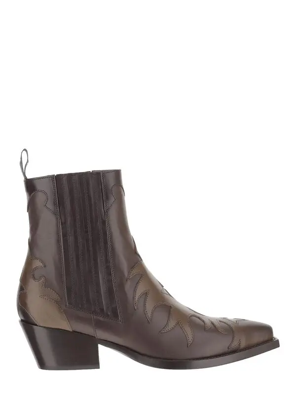 Sartore Parma Leather Ankle Boots - Multi