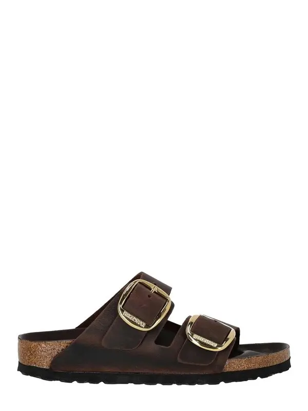 BIRKENSTOCK Arizona Big Buckle Oiled Habana Sandal - Brown