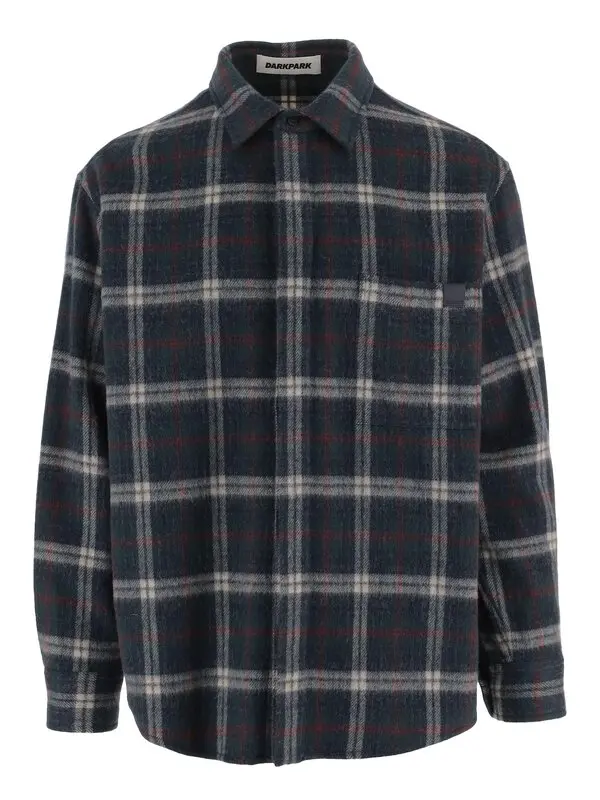 DARKPARK Wool Blend Shirt With Check Pattern - Multi