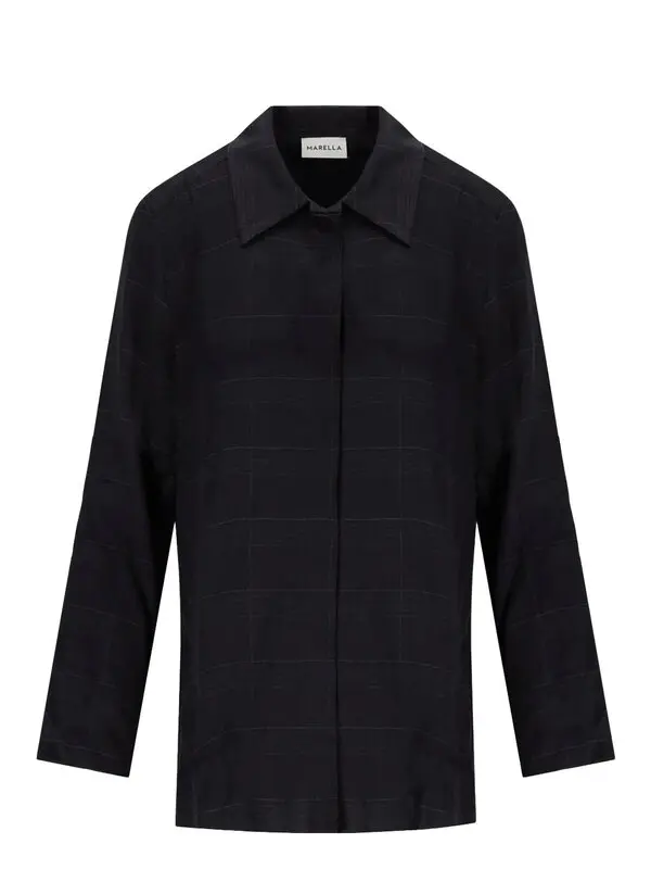 Marella Ballata Check Shirt - Blue