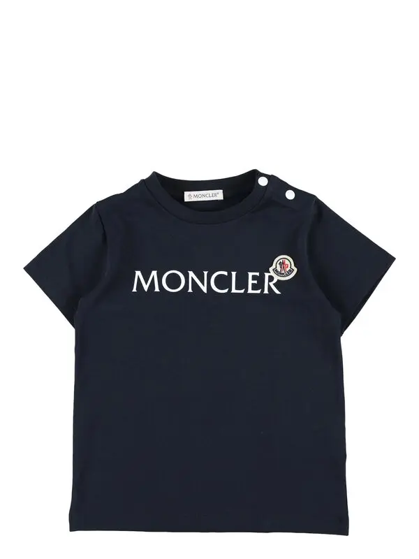 Moncler T Shirts And Polos - Blu