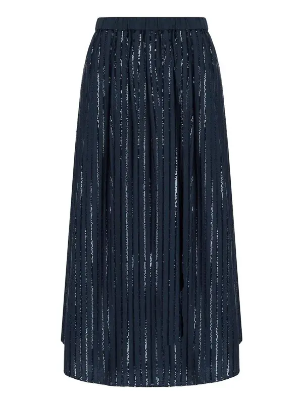 Max Mara Fiordi Skirt - Blue