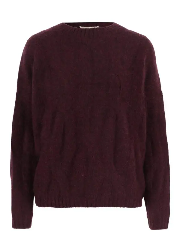 ALLUDE Cashmere And Silk Sweater - Viola