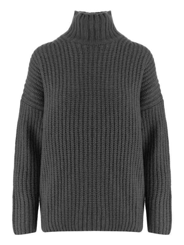 ALLUDE Cashmere And Silk Sweater - Grey