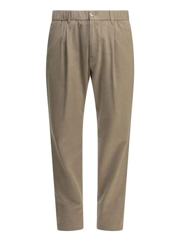 Herno Wool Blend Sasual Pants - Beige