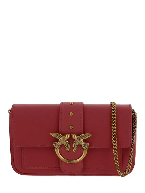 Pinko Love One Pocket Bag - Red