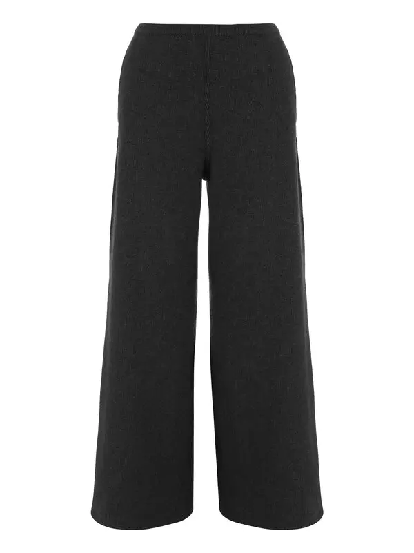 Bruno Manetti Wool And Cashmere Pants - Black