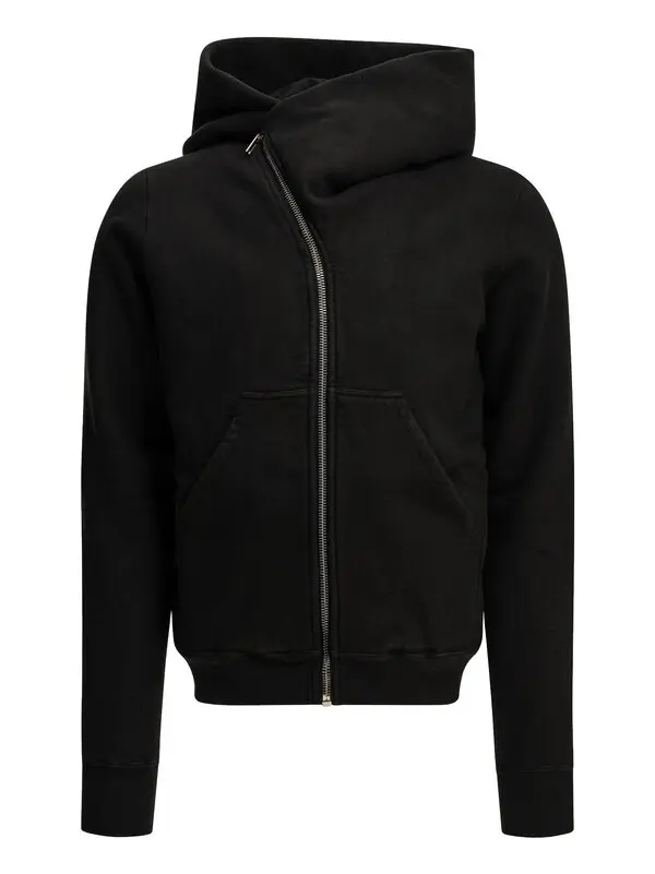 Rick Owens Mountain' Zip Up Sweatshirt - Black