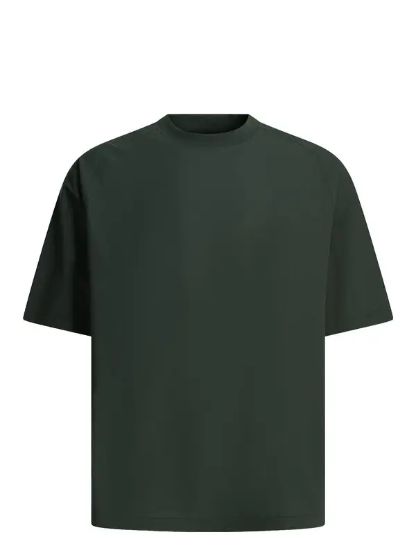 DAIWA PIER39 Tech Lightweight' Crew Neck T Shirt - Black
