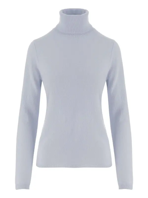 ALLUDE Cashmere Sweater - Light Blue