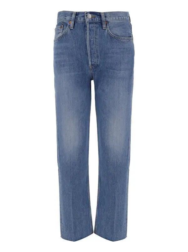 RE/DONE Cotton Jeans - Denim