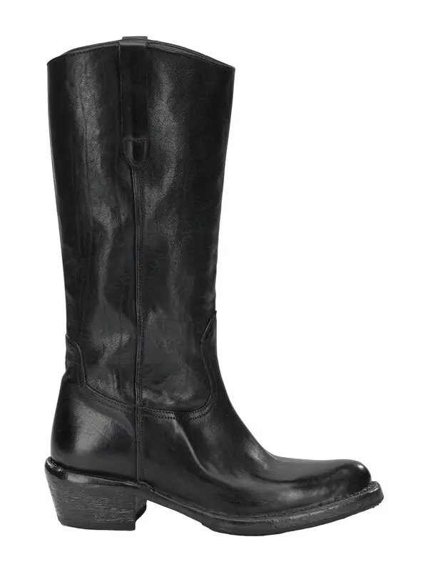 Moma Dallas 50mm' Cowboy Boots - Black