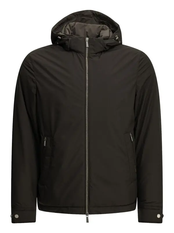 MOORER Albini Stp' Short Down Jacket - Brown