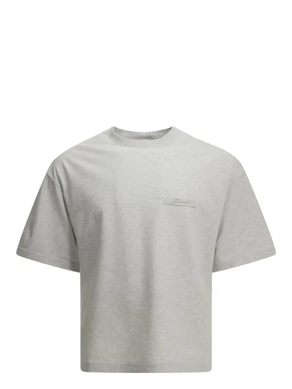 Jacquemus Ruban' Crew Neck T Shirt - Grey