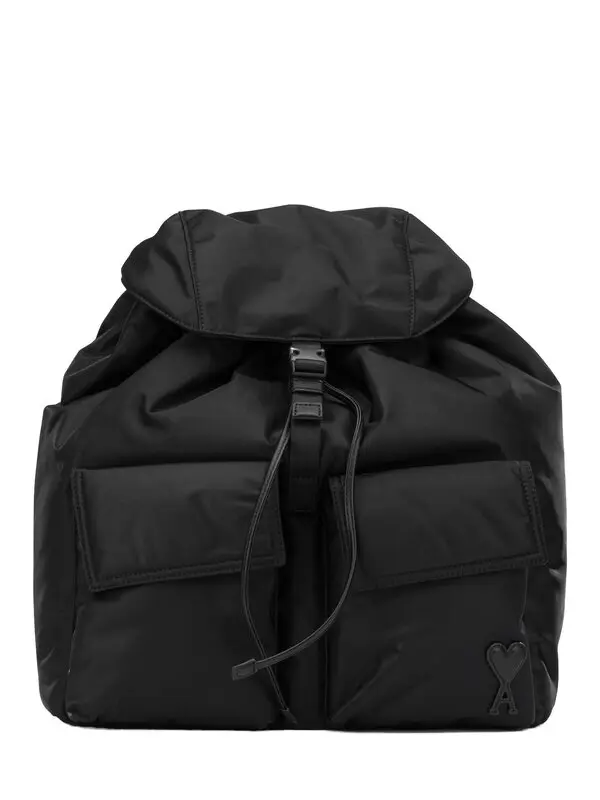 AMI Paris Marcel' Casual Backpack - Black