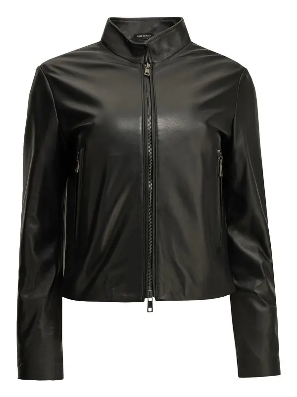 SEMPER Leather Jacket - Black