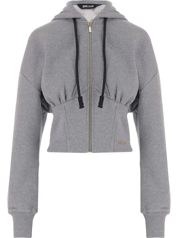 Just Cavalli Cotton Sweatshirt - Grey
