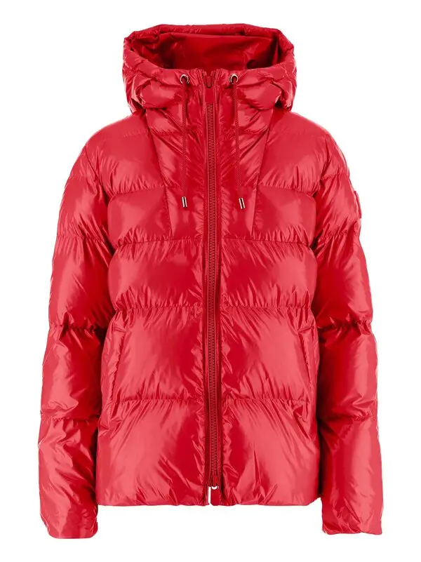 Pinko Nylon Padded Down Jacket - Red