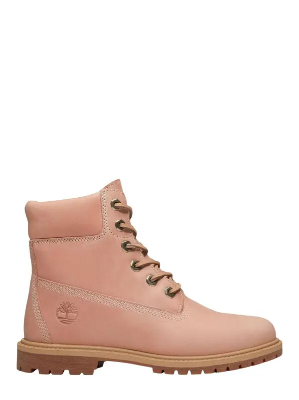 Timberland Premium Leather Ankle Boots - Pink