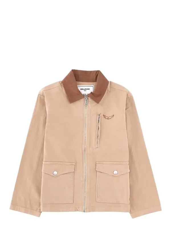 Zadig&Voltaire Giacca Con Zip - Beige