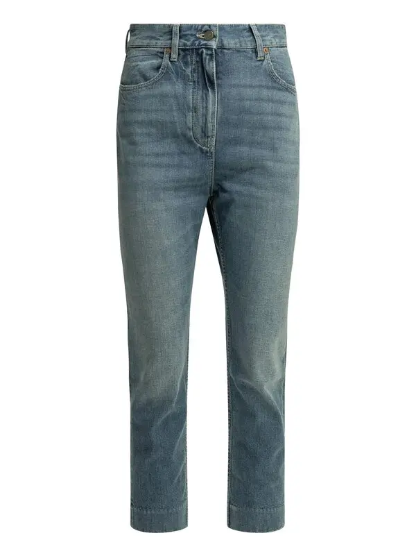 Valentino Garavani Straight Leg Jeans - Light Blue