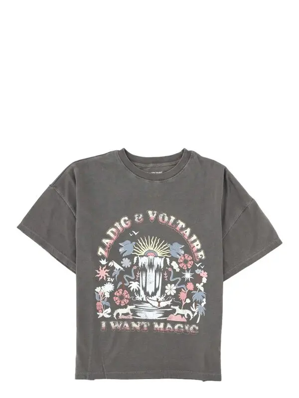 Zadig&Voltaire T Shirt Con Stampa - Black