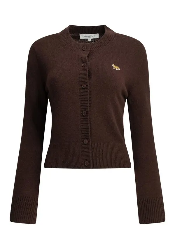 Maison Kitsuné Baby Fox' Cardigan - Brown