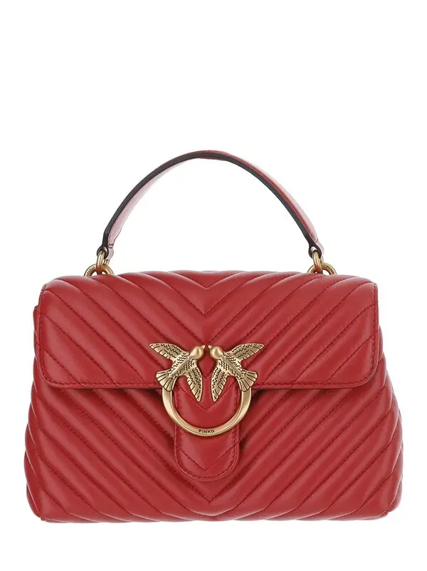 Pinko Love Lady Puff Big Bag - Red