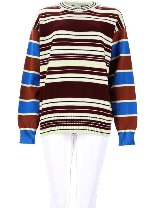 Paul Smith Maglia In Lana E Cotone A Righe - Multicolour