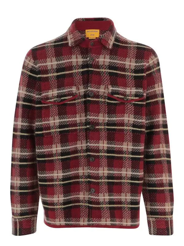 Guest In Residence Cashmere Shirt With Check Pattern - Multi