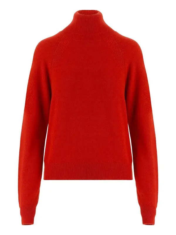 SA SU PHI Cashmere And Silk Sweater With A Turtle Neck - Red