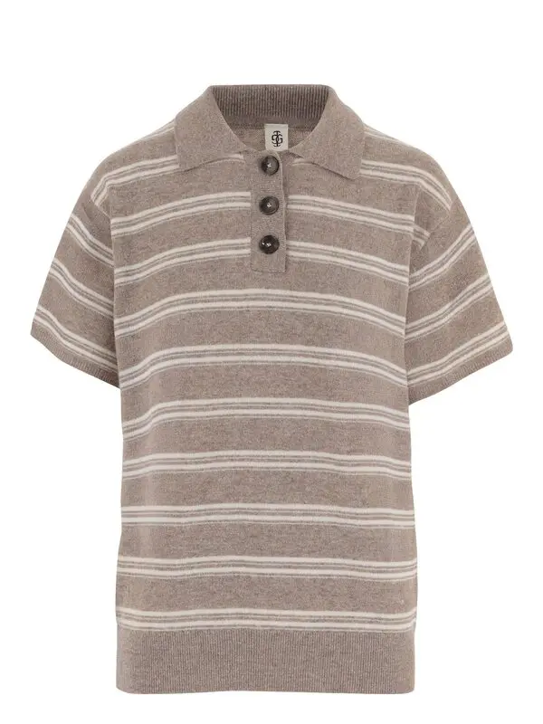 THE GARMENT Wool And Cashmere T Shirt With Striped Pattern - Multi